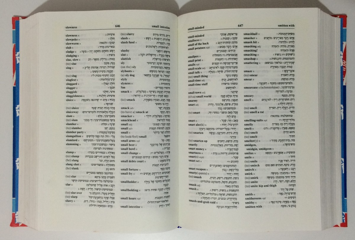 Smarmy With Dictionary Page