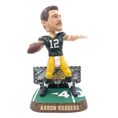 Aaron Rodgers Green Bay Packers Scoreboard Special Edition Bobblehead ...