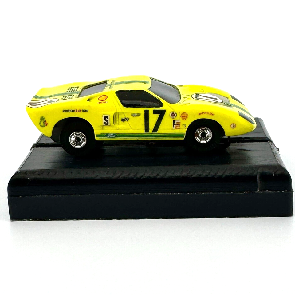 Road Race Replica RRR Resin GT40 Yellow, Aurora TJet Chassis, H.O. Slot ...
