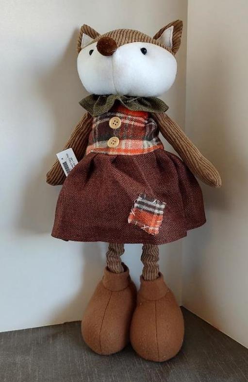 Chestnut Fall Fox Stander Figure Autumn Decor Hannas Handiworks Legs ...