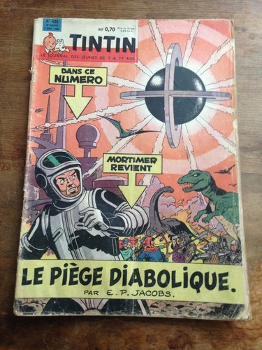 journal tintin 628 France (1960) couv E P Jacobs BD ancienne côte BDM ...