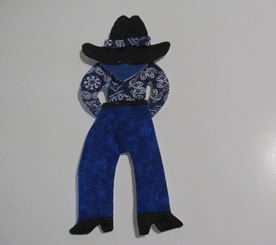 Sunbonnet Cowboy Sam Appliqués for Quilts set of 12-Press and Sew - # ...