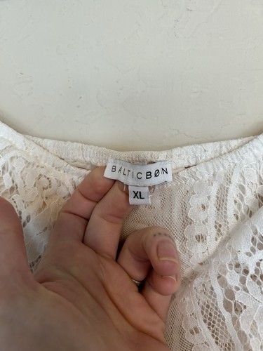 Baltic Born Caroline Lace Maxi Dress XL NWT Off Shoulder Bridal Formal ...