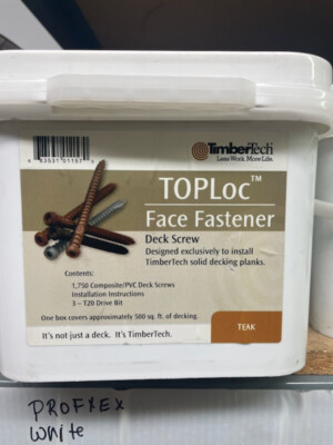 TimberTech TOPloc Deck Screws - TEAK | eBay