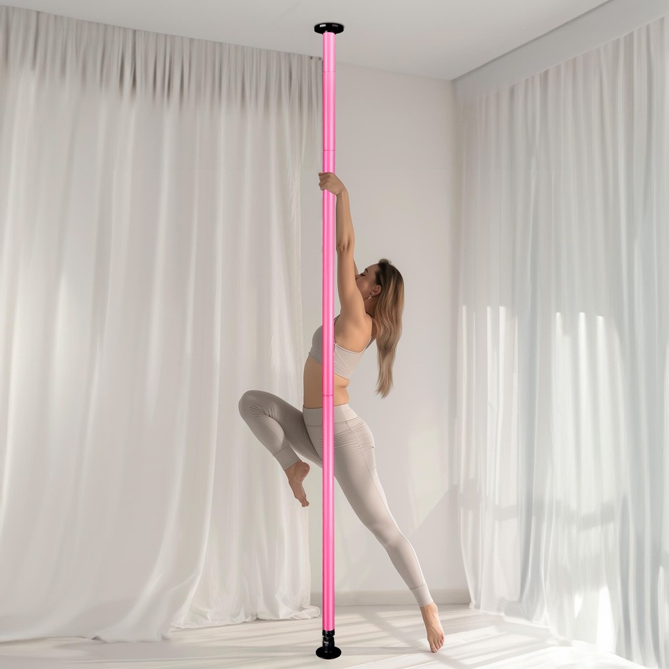 Dance Pole Full Kit Portable Stripper Exercise Fitness Club Party ...