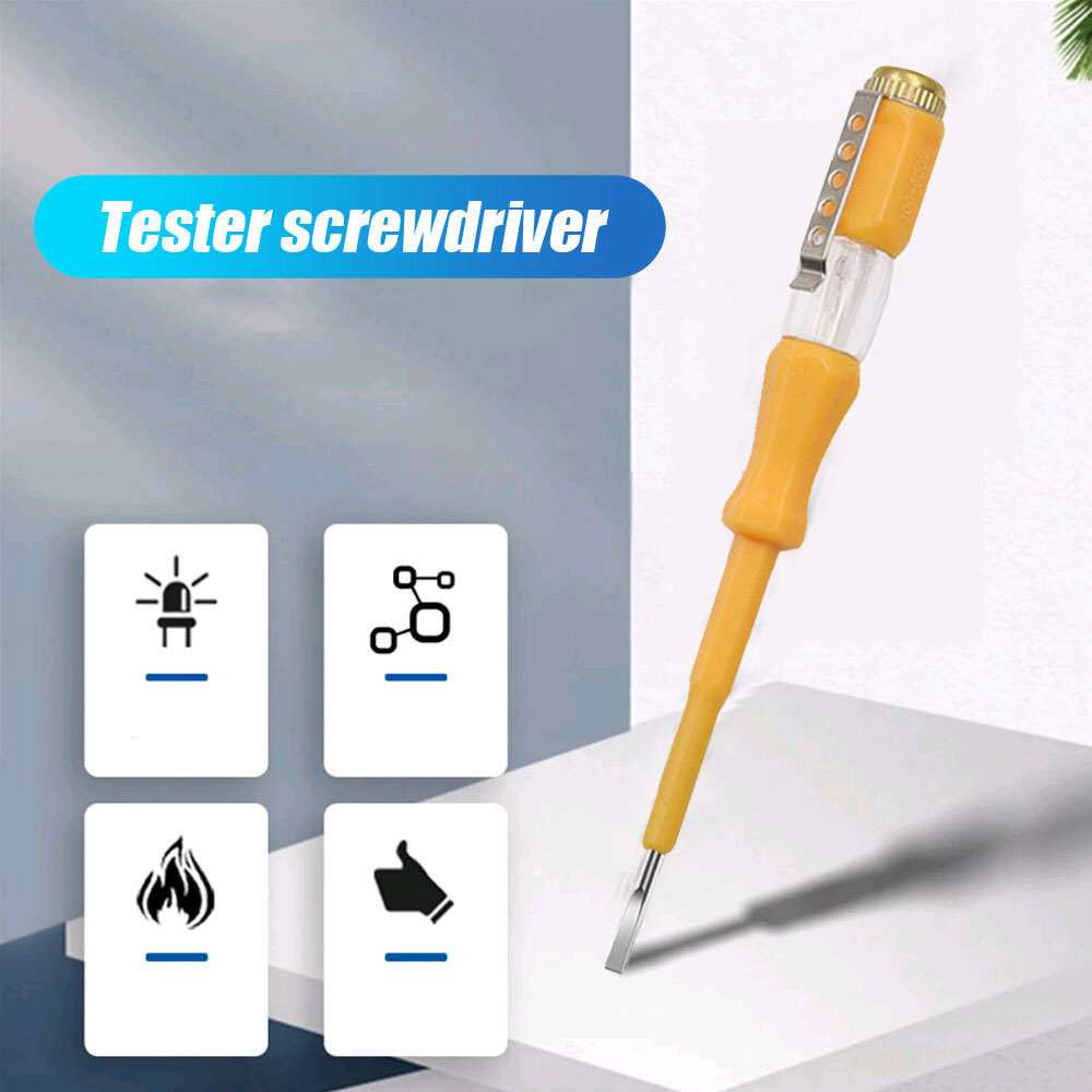 100V-500V Electrical Tester Pen Screwdriver Voltage Pen Power Test Kit ...