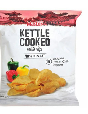8 Pack X Master Chips Potato Kettle Cooked Sweet Chili 40% Less Fat ...