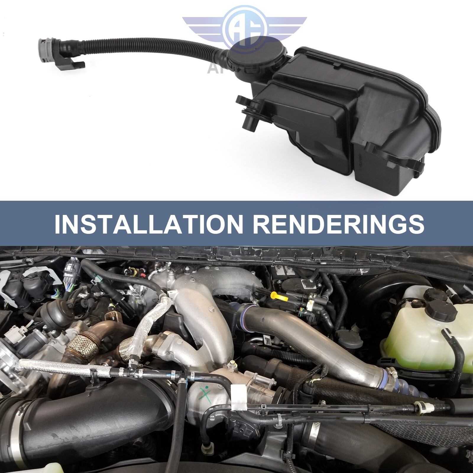 For 2011-2016 F250 F350 450 Super Duty 6.7L V8 Emission Oil Separator ...