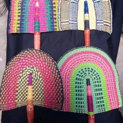 Straw fans, Ghana fans, African seagrass fans, Easter /Valentine ...
