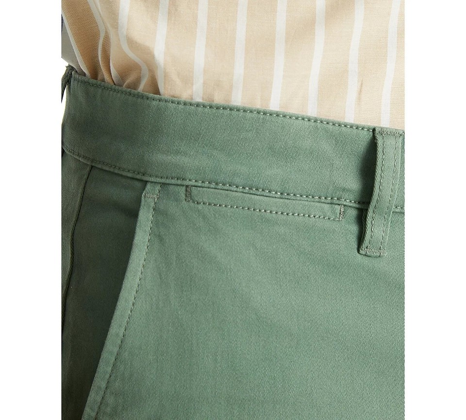 Nautica Men's Classic Fit Straight Stretch Chino Clipper Deck Pants ...