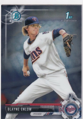 2017 BOWMAN CHROME 1ST RC BLAYNE ENLOW MINNESOTA TWINS FIRST ROOKIE ...