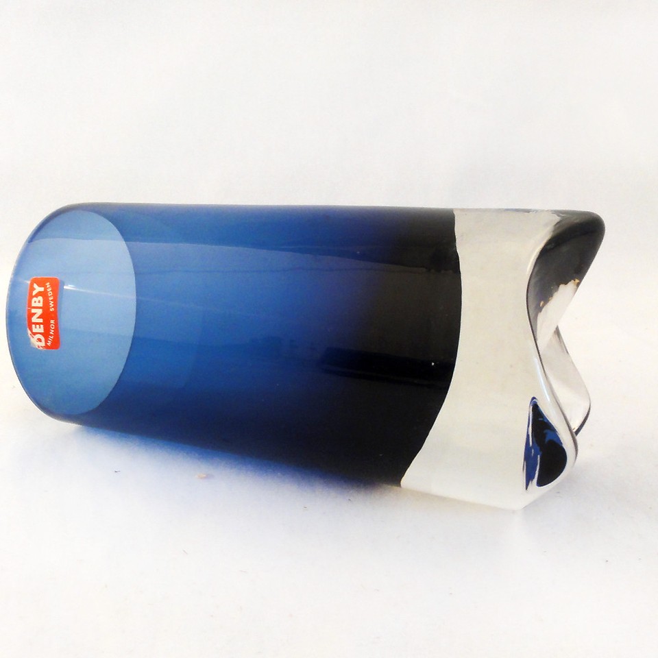 MIDNIGHT BLUE SKOL by Denby-Milnor Hi Ball 6" tall NEW NEVER USED ...