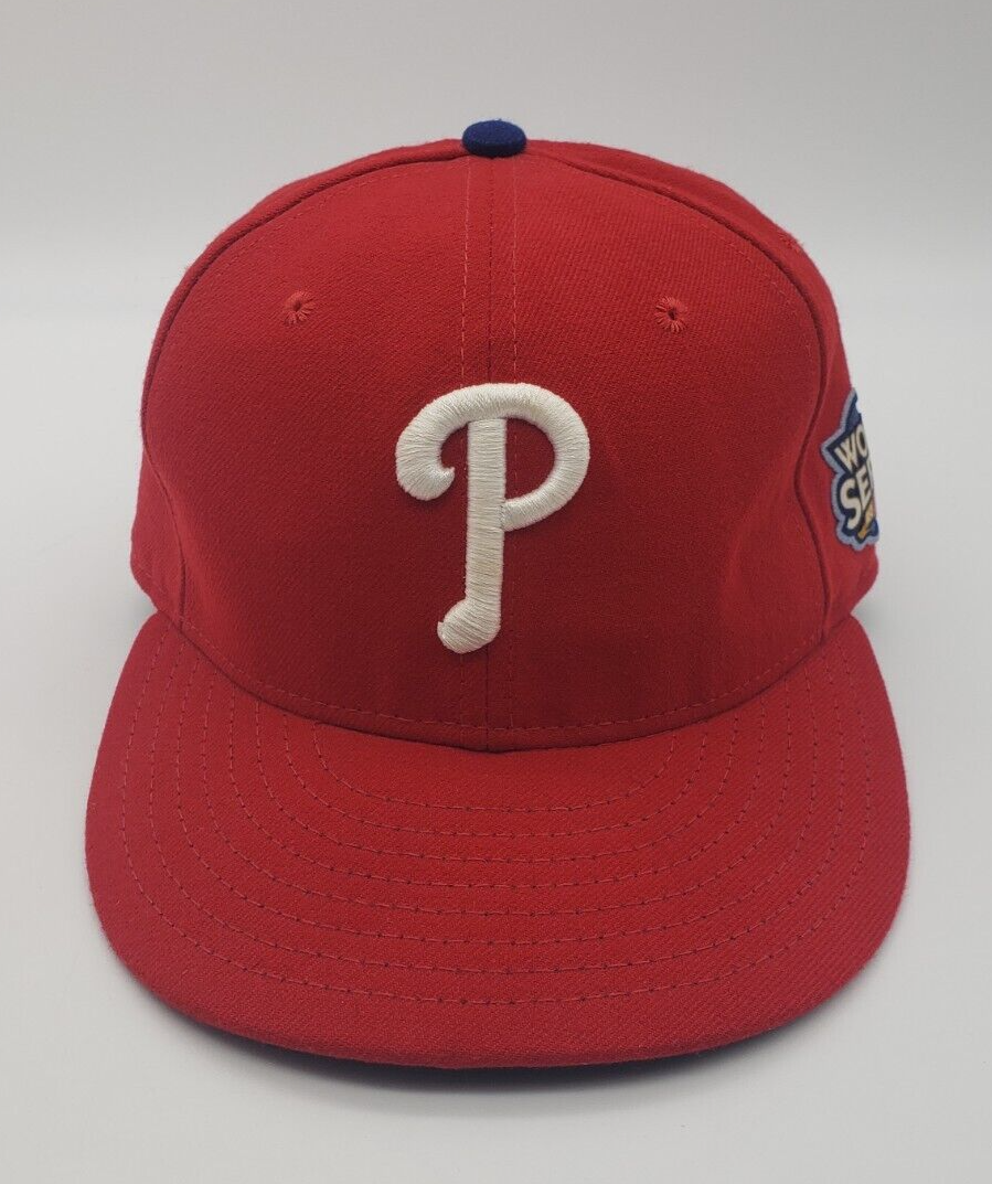 Philadelphia Phillies 2009 World Series Fitted Hat Cap Size 7 New Era ...