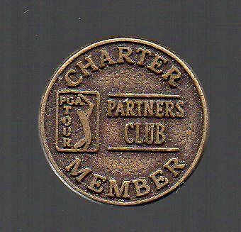 Vintage PGA Tour Partners Club Charter Member Token Coin | eBay