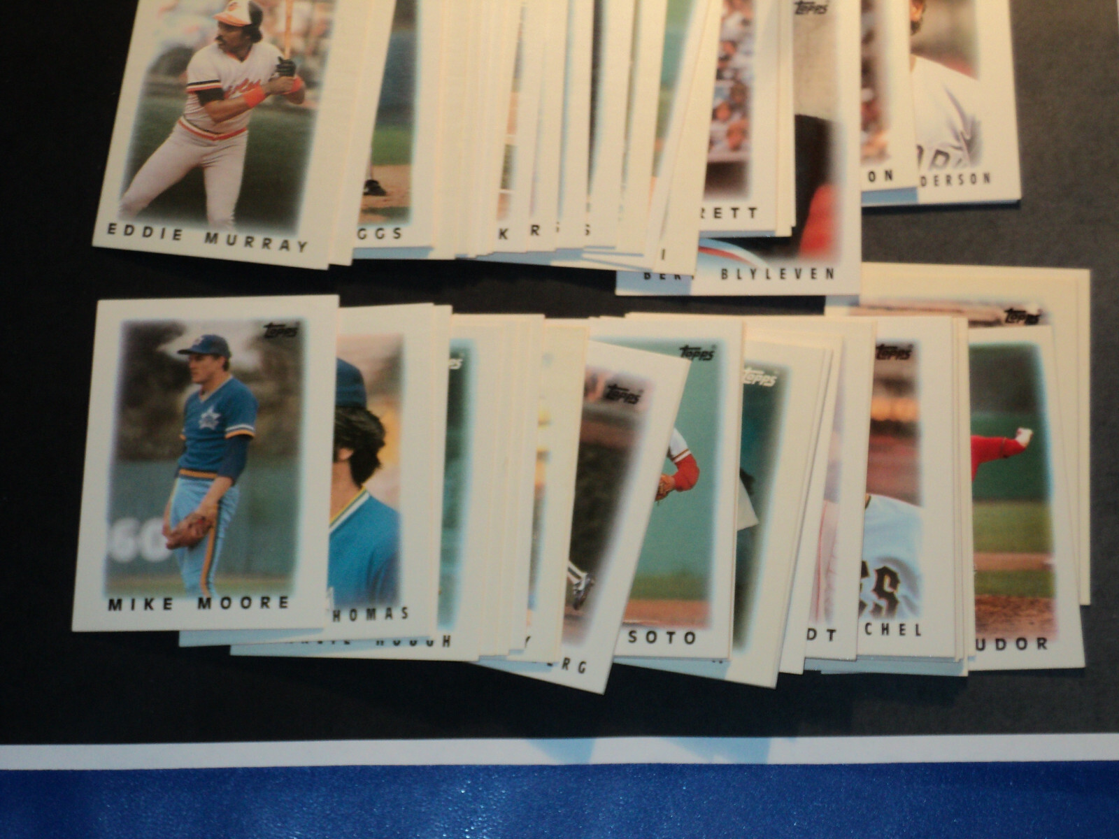 1986 Topps Major League Leaders Baseball Card Mini Complete Set 1-66 ...