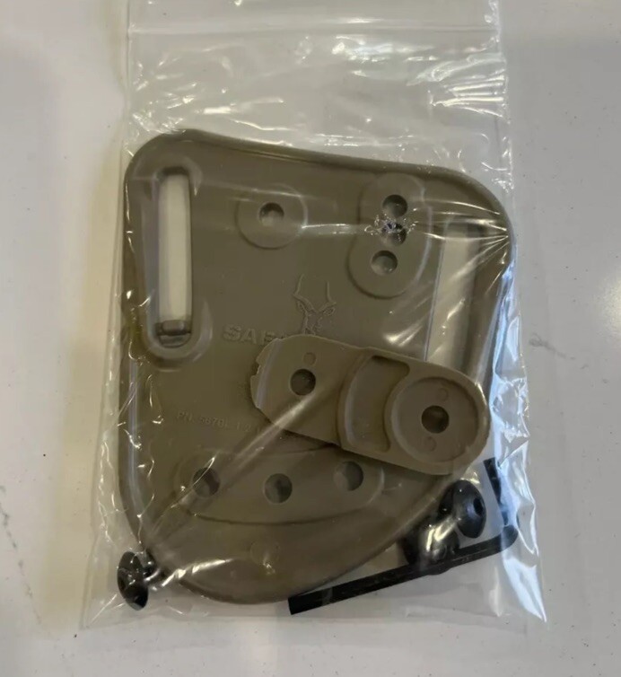 Safariland 567BL Tan 3 Hole Pattern Holster Mount 1.50” or 1.75" Belt ...