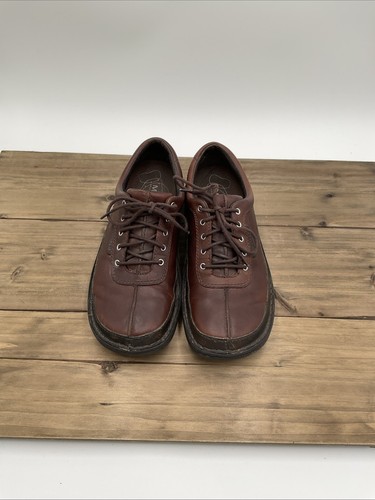 Merrell Sojourn Redwood Shoes Men's Comfort Oxford Lace Brown Leather ...