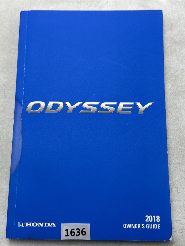2018 Honda Odyssey Owners Guide | eBay