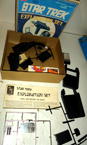 STAR TREK Exploration Set, AMT Model Kit, Phaser Tricorder Communicator ...