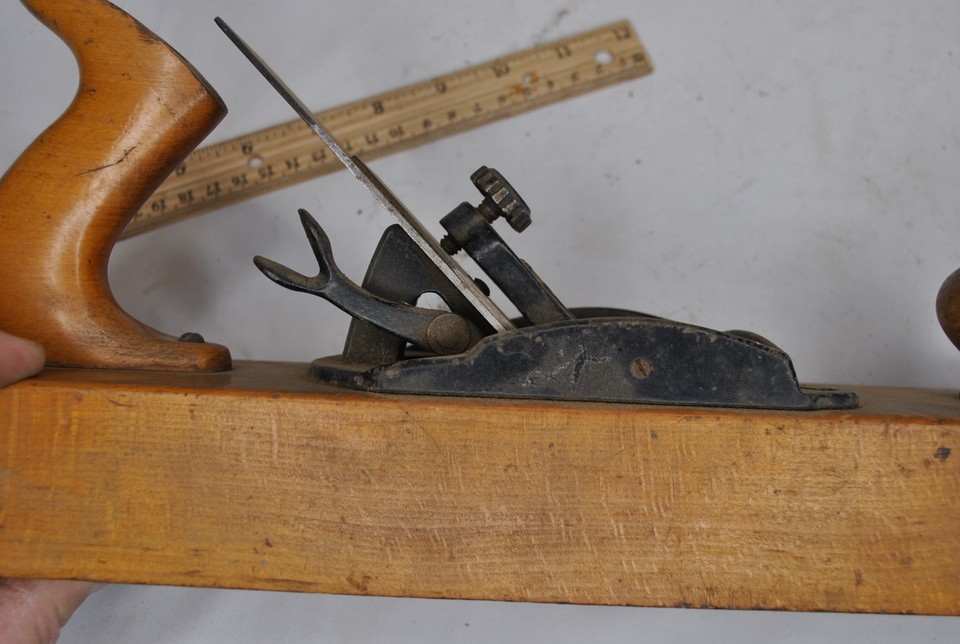 Stanley No. 132 Liberty Bell wood Plane antique rare carpentry tool 26 ...