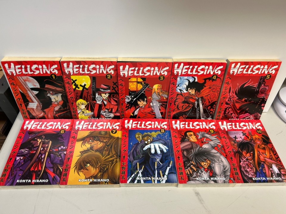 Hellsing Manga Complete Set! (English) Vol. 1-10, Dark Horse, Kohta Hirano | eBay