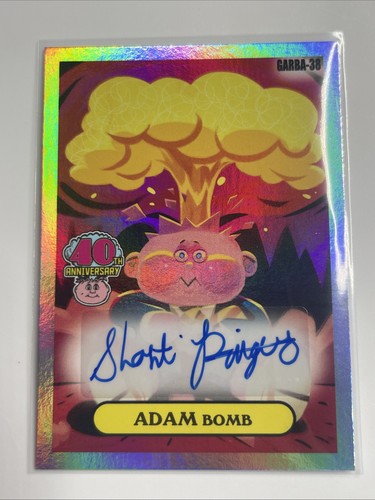 2025 Topps Worst Of GPK 40th Anniversary Adam Bomb Homage Auto Shanti ...