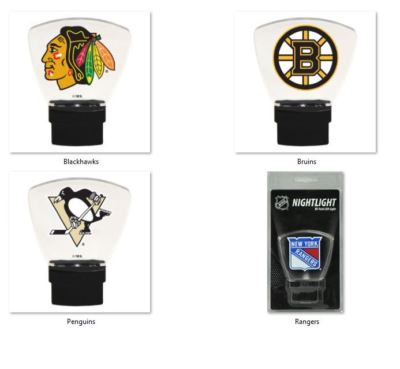 NHL Hi-Tech LED Night Light by Authentic Street Signs -Select- Team ...