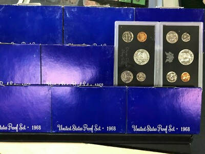 8 Set LOT of 1968 U.S. Proof Sets w/SILVER | eBay