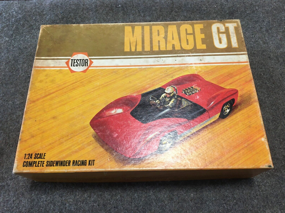 Testors Mirage GT Slot Car with Original Box & Extras | eBay