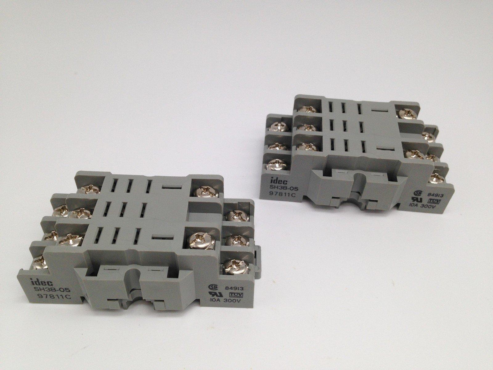Idec SH3B-05 Relay Socket 10 Amp, 300V, 11 Blade Lot of 2 | eBay