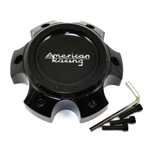 American Racing Gloss Black Center Cap 5-3/4"OD Closed for AR933 Intake ...