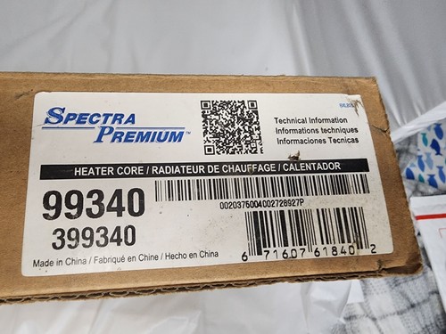 HVAC Heater Core Spectra 99340 international 4300 NOS | eBay