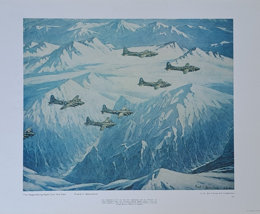 U.S. Air Force Print series #5 -12 prints 17” x 22” vintage 1969 Wright ...