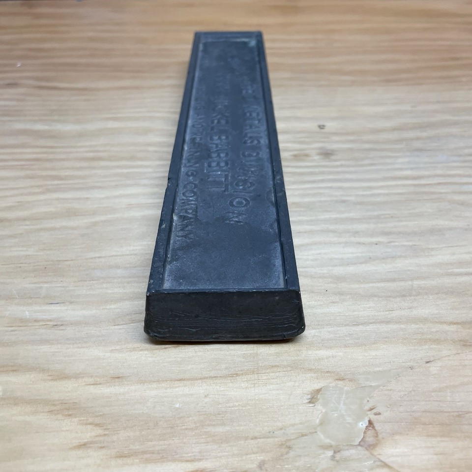 Federated Metals Division XXXX Nickel Babbitt American Smelting And ...