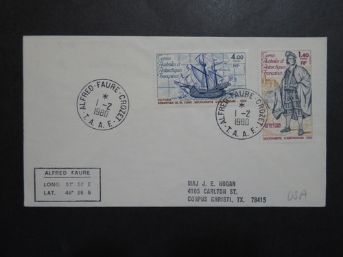 French Antarctic Terr 1980 Alfred Faure Base Antarctic Cover - Z8775 | eBay