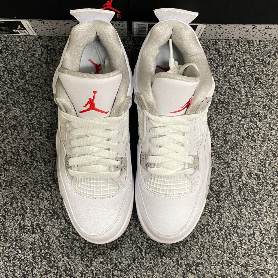 Air Jordan 4 IV Retro White Oreo DJ4699-100 GS 3.5-6.5y 5-8W DS RARE ...