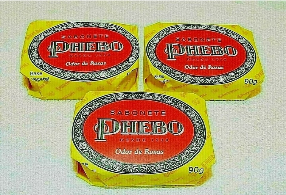 Phebo Brazilian Odor de Rosas Soap 3 Bars 90 g | eBay