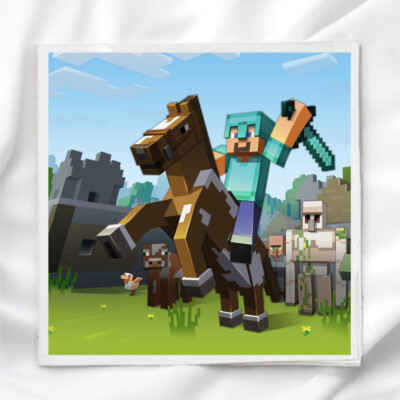 Minecraft Fabric Panel Quilt Block for quilting crafting sewing ...