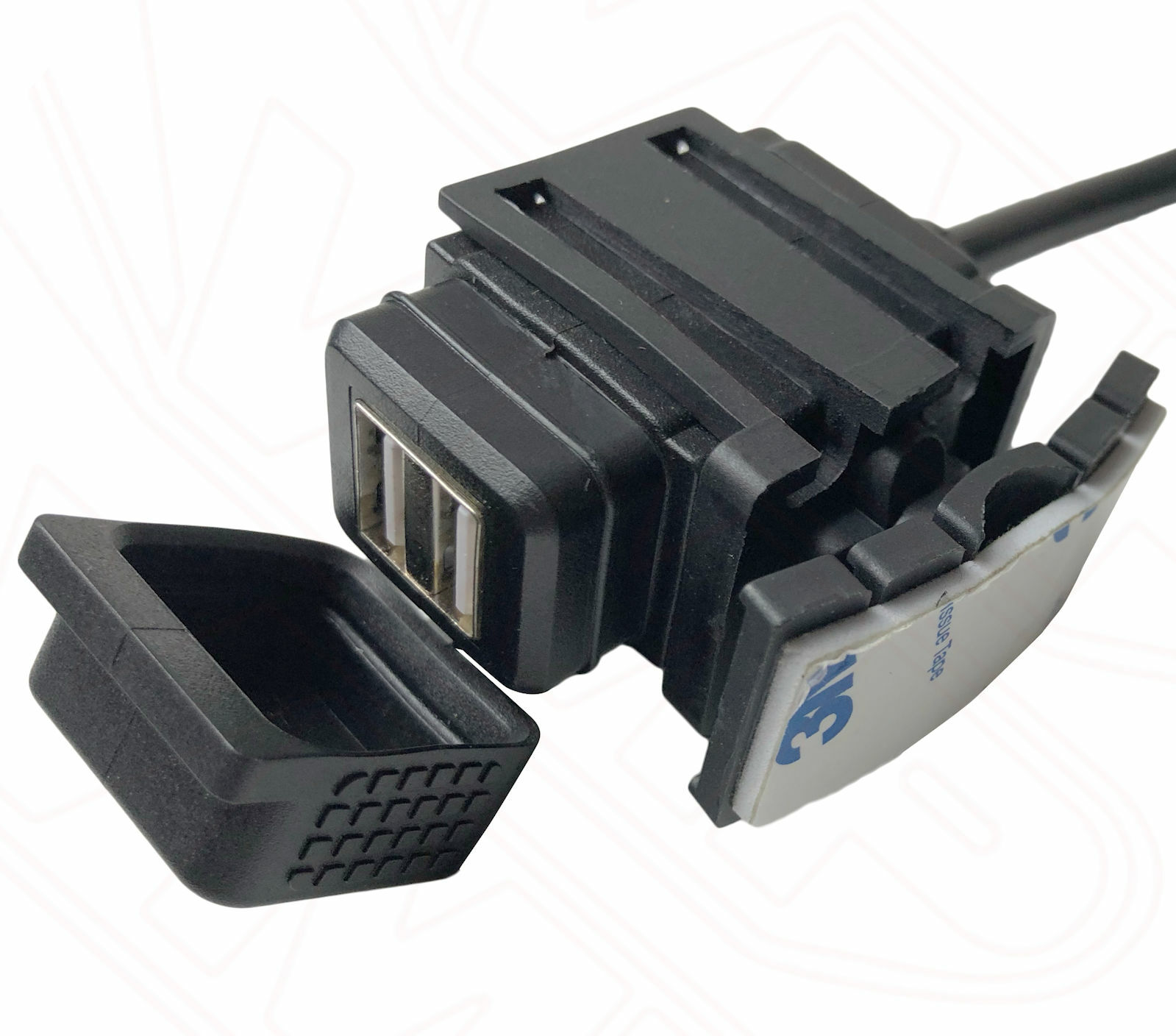 GPS Satnav Power Supply Adapter 2-USB Charger Din Hella for Triumph ...