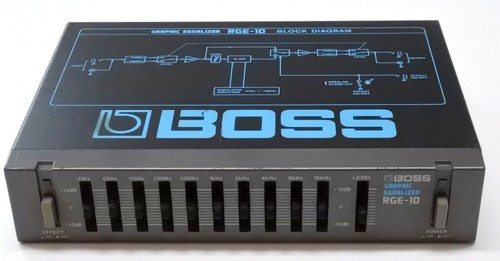 BOSS RGE-10 Graphic Equalizer Micro Rack Guitar Effects Unit MIJ #37 ...