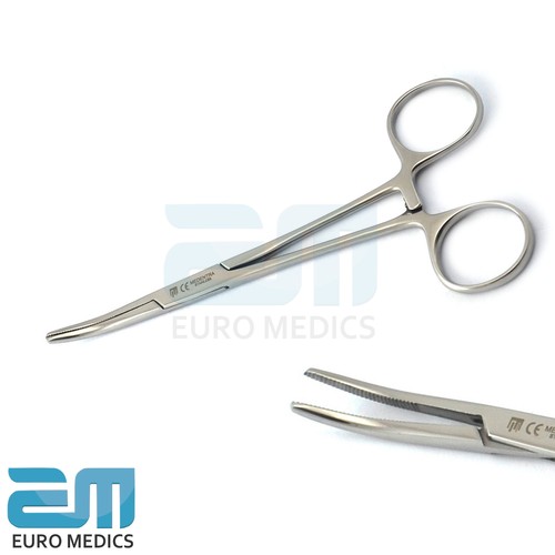 Surgical Kelly Locking Clamp Forceps Curved Artery Tooth Forceps ...