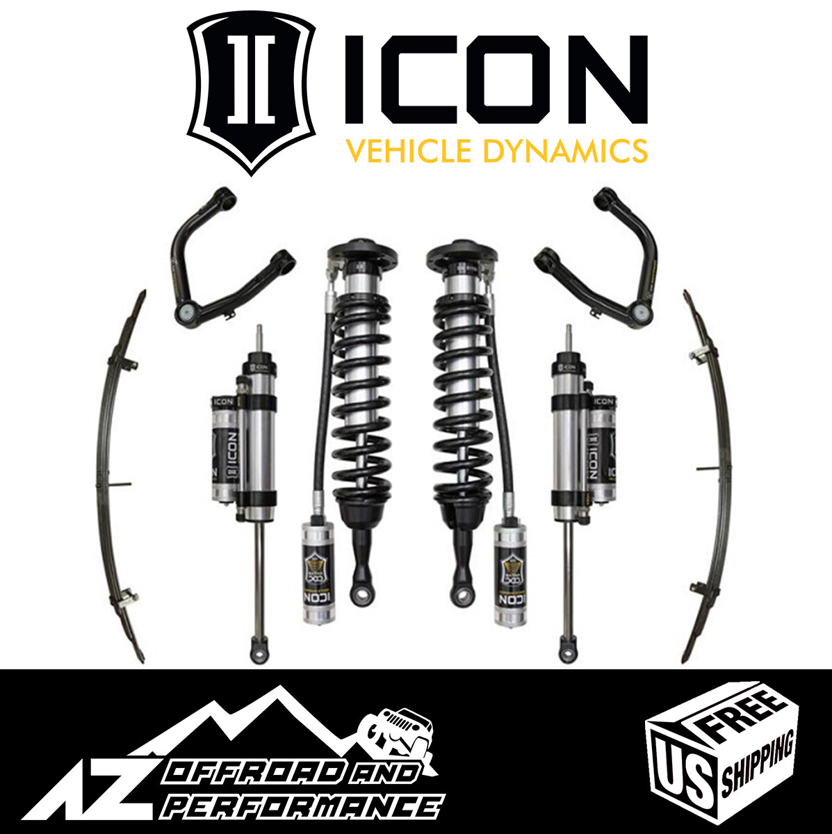 ICON Stage 7 Suspension System 1-3" w/ Tubular UCA for 07-20 Toyota ...