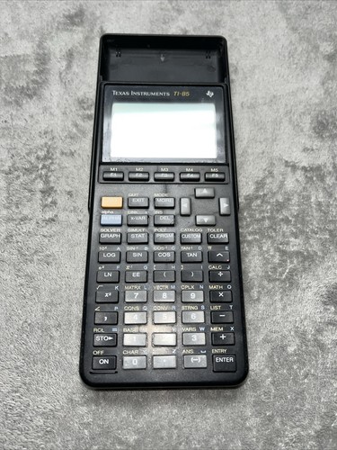Texas Instruments TI-85 Graphing Calculator With Cover - TESTED, WORKS ...