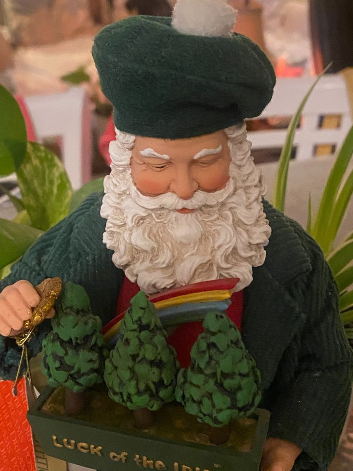 CLOTHTIQUE By POSSIBLE DREAMS Luck of the Irish Celtic Santa | eBay