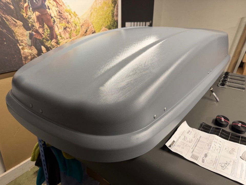 Halfords 470L Roof Box - Grey | eBay UK