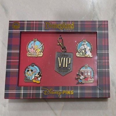 Disneyland 70th Anniversary VIP Tour Pin Set-New | eBay