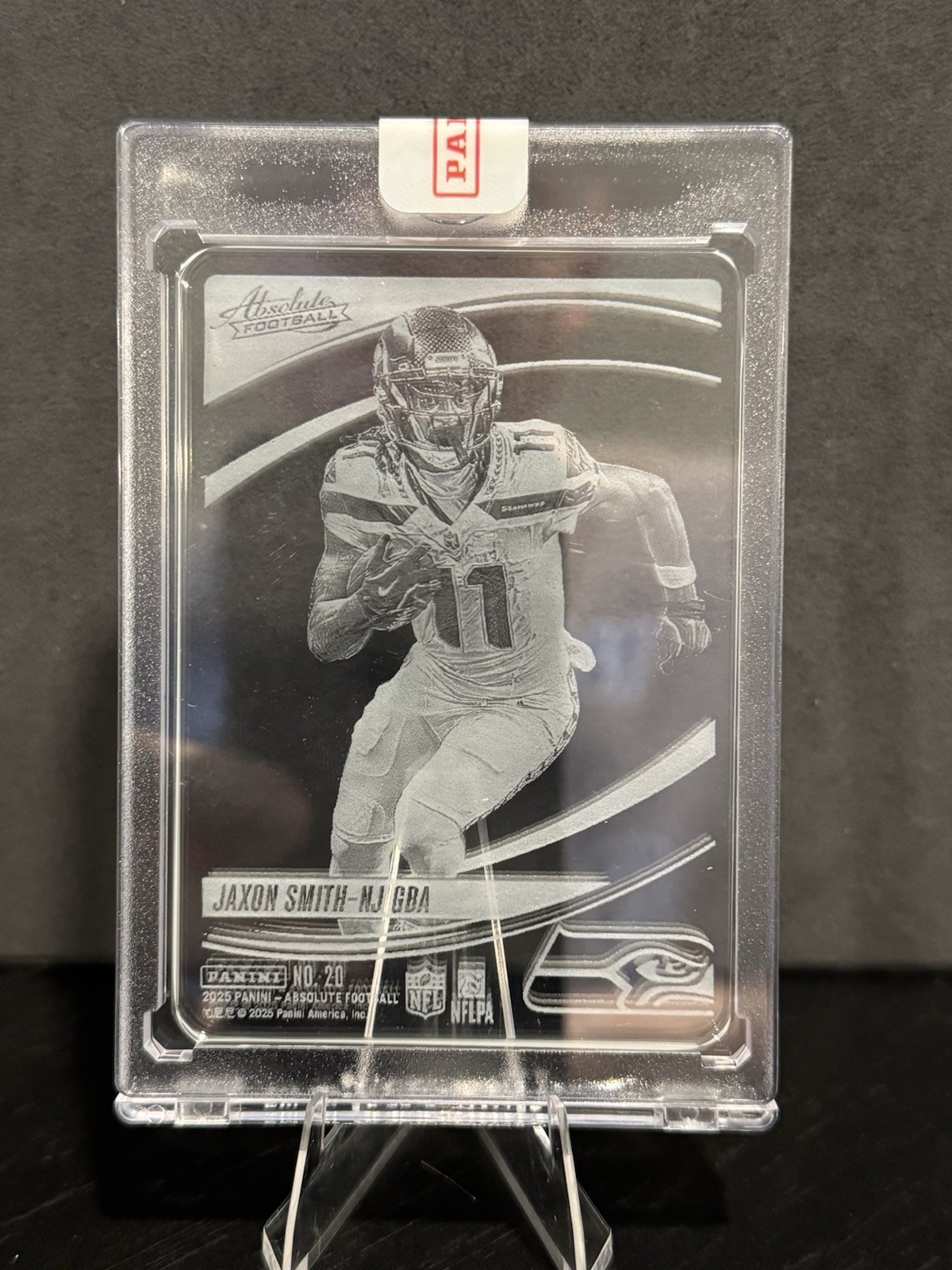 2025 Absolute - CASE HIT!!! Jaxon Smith-Njigba GLASS CARD SSP Seattle ...