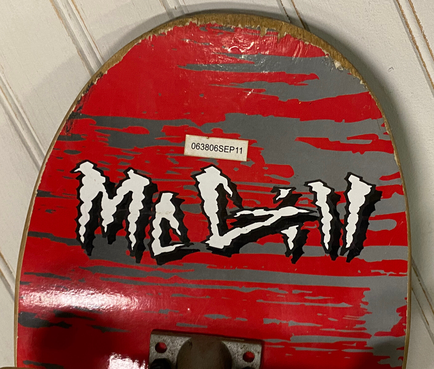 Vintage McTwist Mike McGill Skateboard Deck Shredding Skeleton Dragon ...