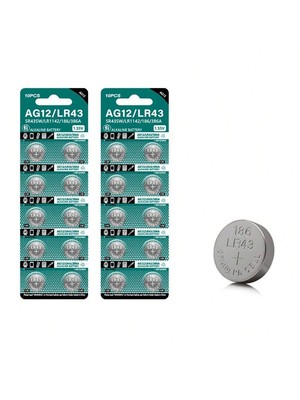 2/10PCS 1.55V AG12 LR43 LR1142 Button Batteries SR43W SR1142 Cell Coin ...