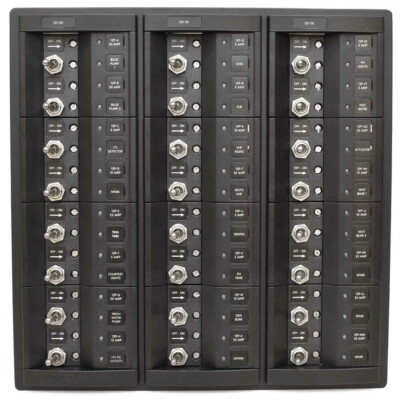 Metal Shark Boat Power Distribution Panel 16831a | 12VDC Blue Sea ...